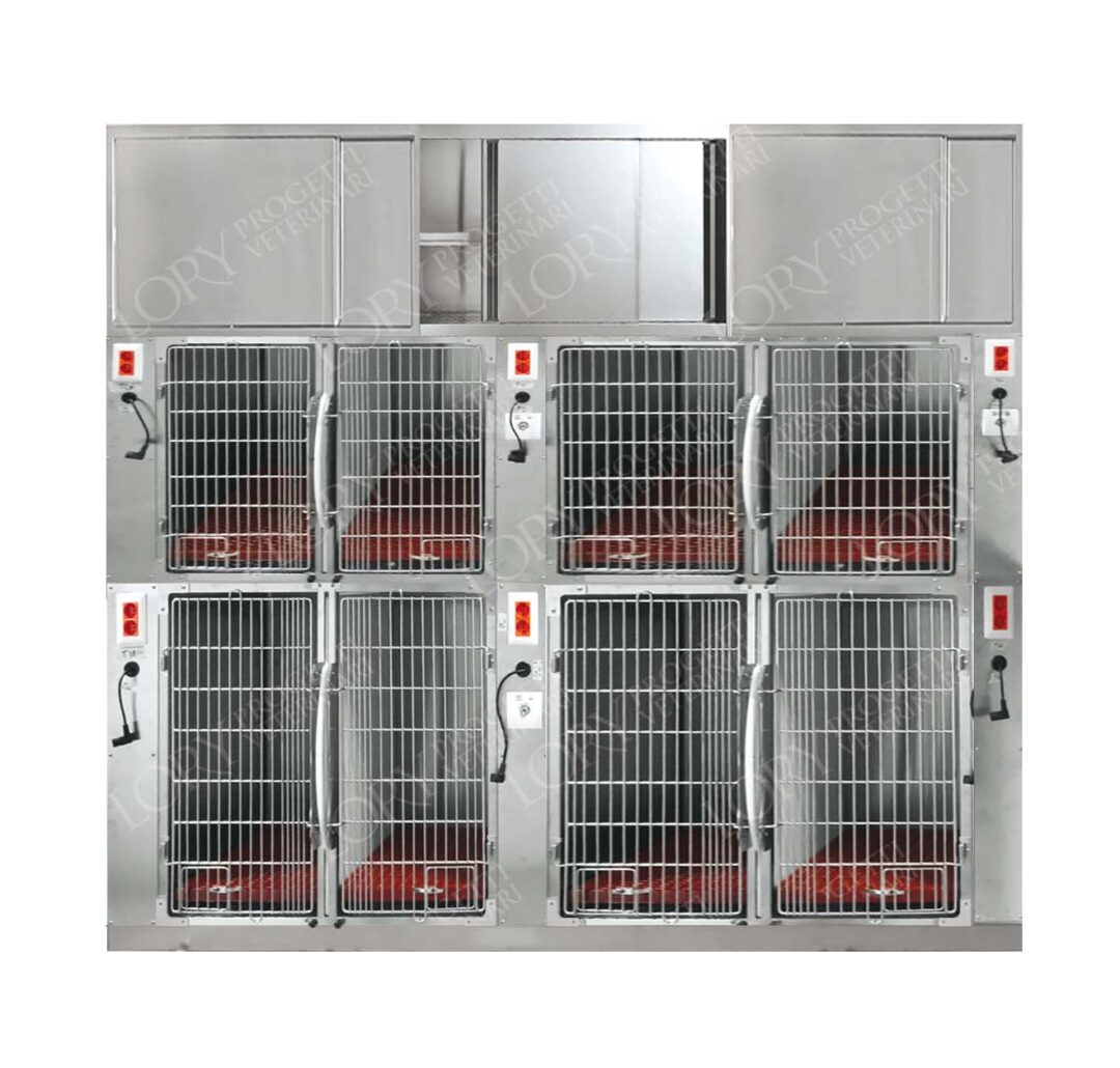 IDGM-SDEGA 8-seater cage with and without gas | Lory Veterinary Projects