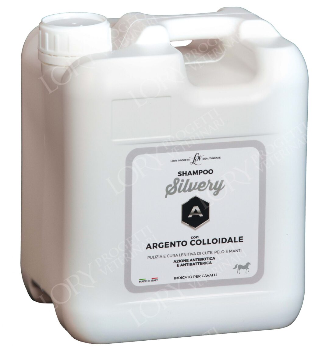 Colloidal silver shampoo 10 lt. | Lory Veterinary Projects